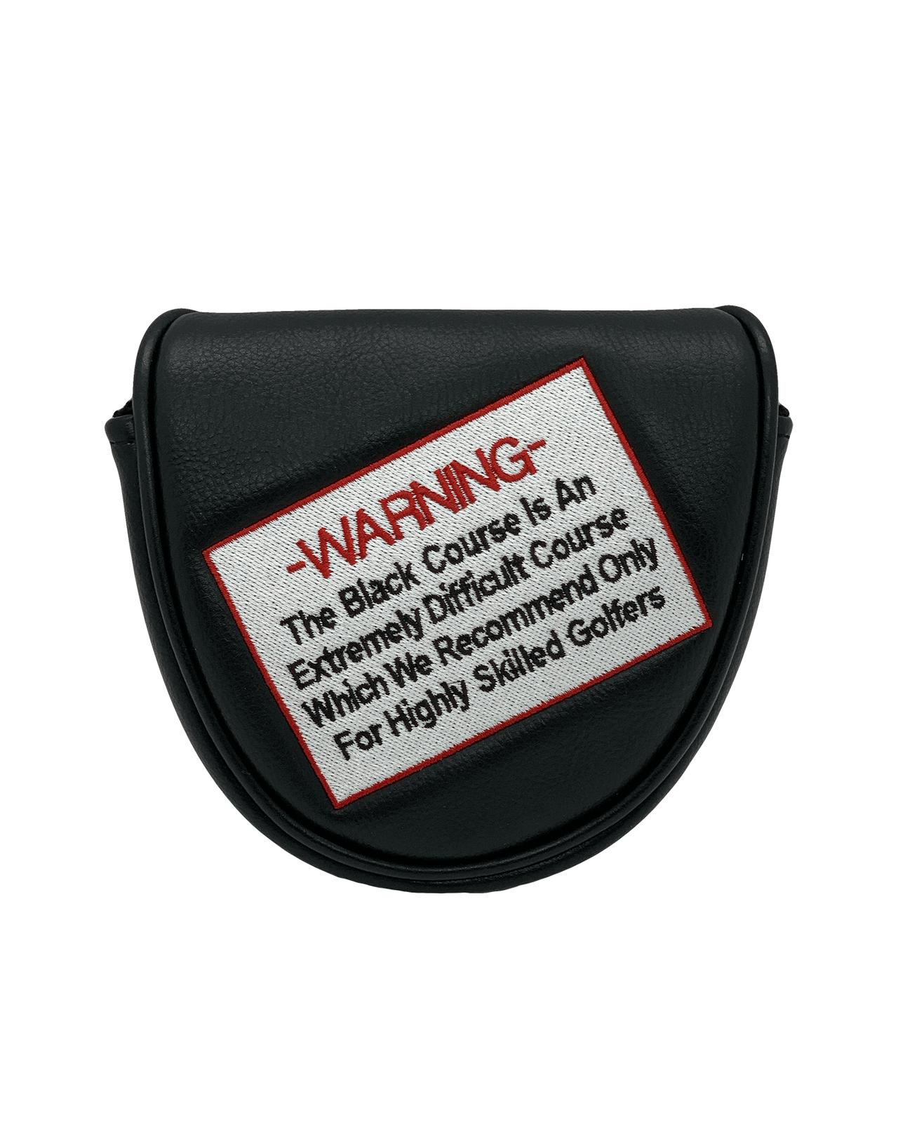 Warning Sign Mallot Headcover - Bethpage Black Pro Shop